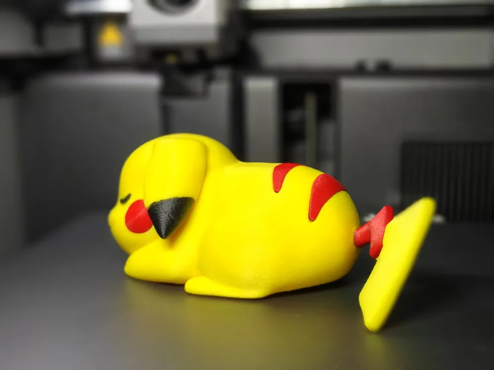 Sleeping Pikachu Super Cute Pikachu Pokémon Nintendo - Free 3D Print ...