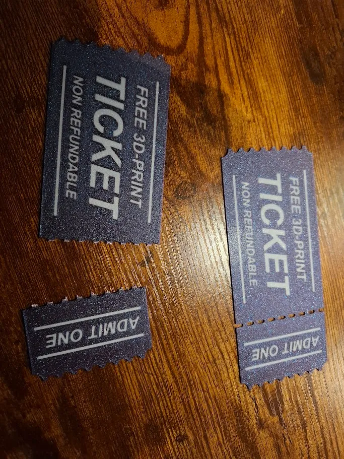 Free 3D-Print Ticket Gift - Free 3D Print Model - MakerWorld