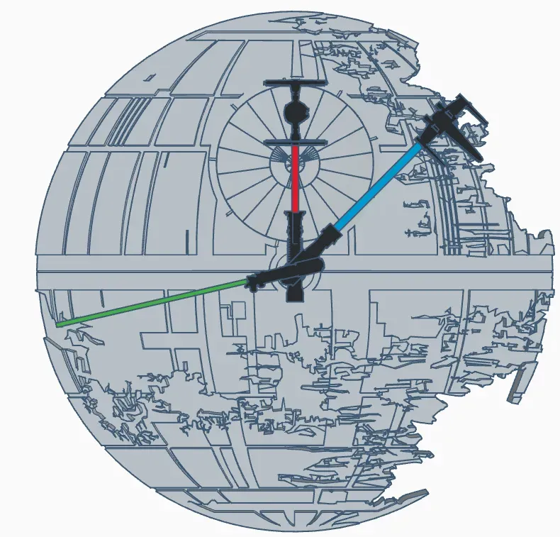 Star Wars Deathstar Clock - Free 3D Print Model - MakerWorld