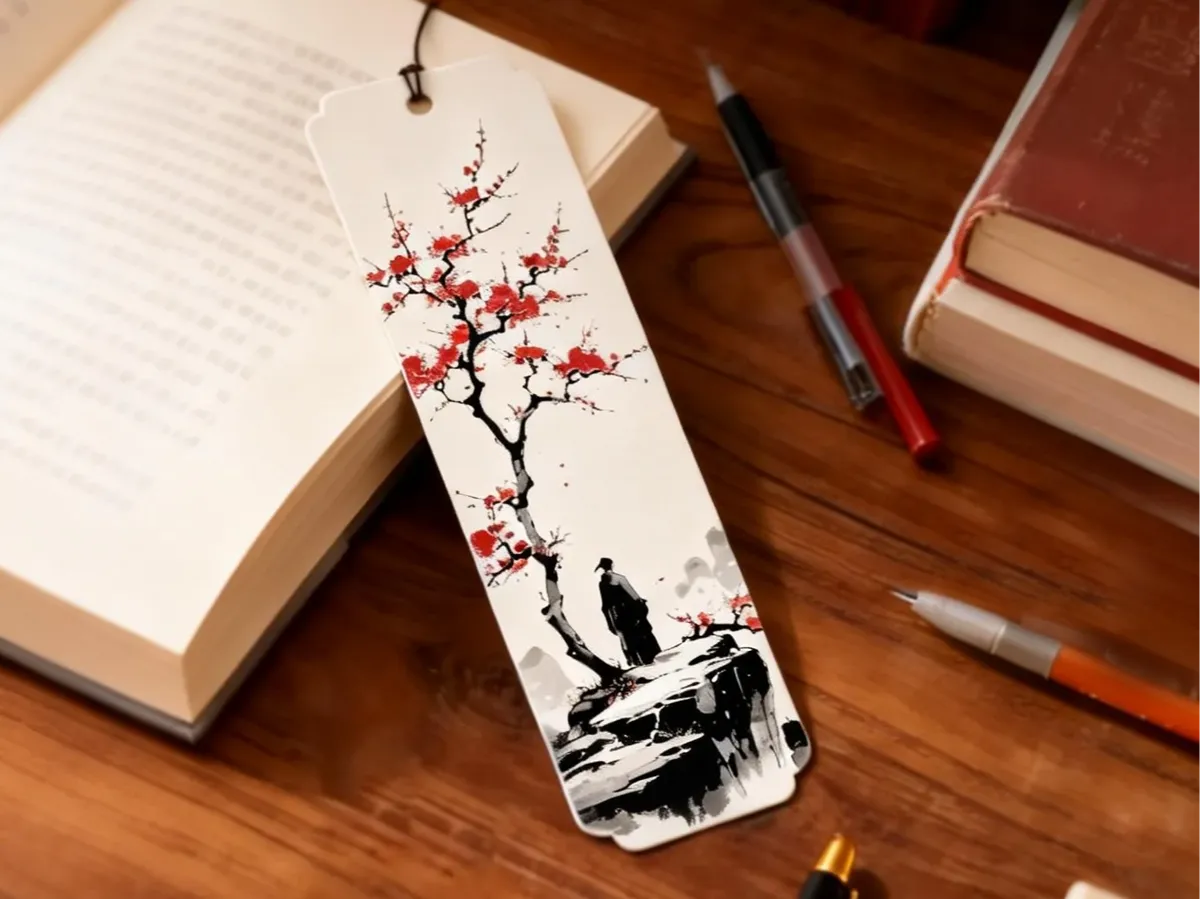 Three-color Bookmark - Plum Blossom With You - Free 3D Print Model ...