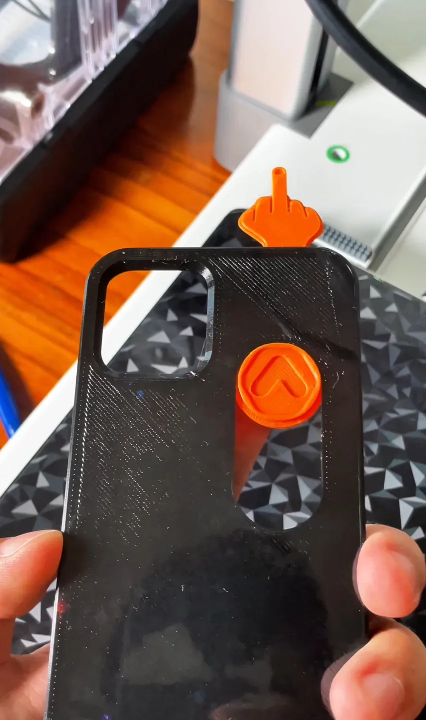 Iphone 13 Pro Max Case - Sliding Middle Finger by 3DXAV MakerWorld ...