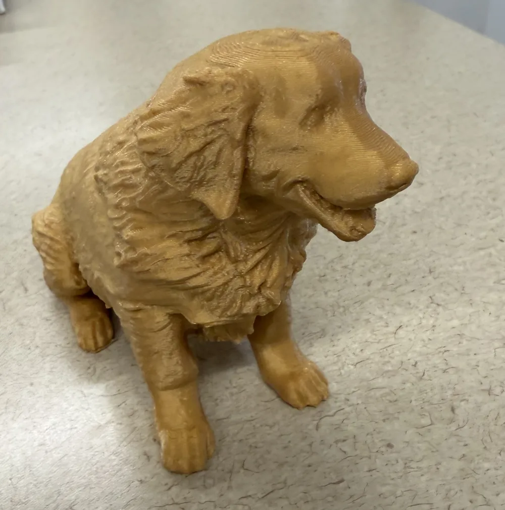 Realistic Golden Retriever - Free 3D Print Model - MakerWorld