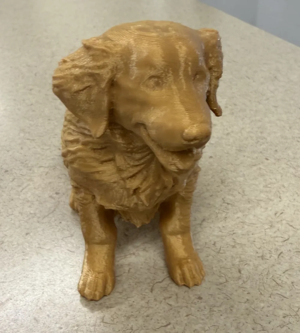 Realistic Golden Retriever - Free 3D Print Model - MakerWorld