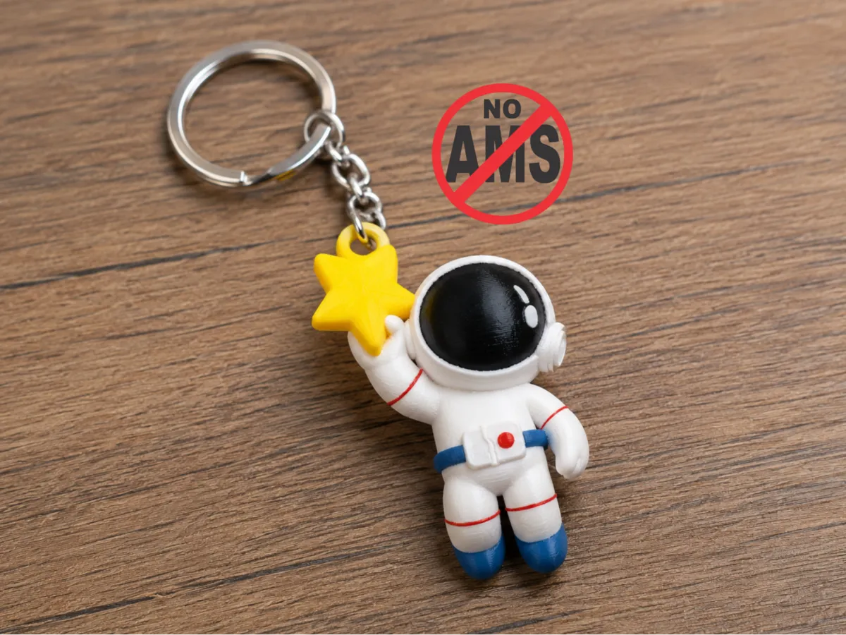 3D Astronaut Keychain - Free 3D Print Model - MakerWorld