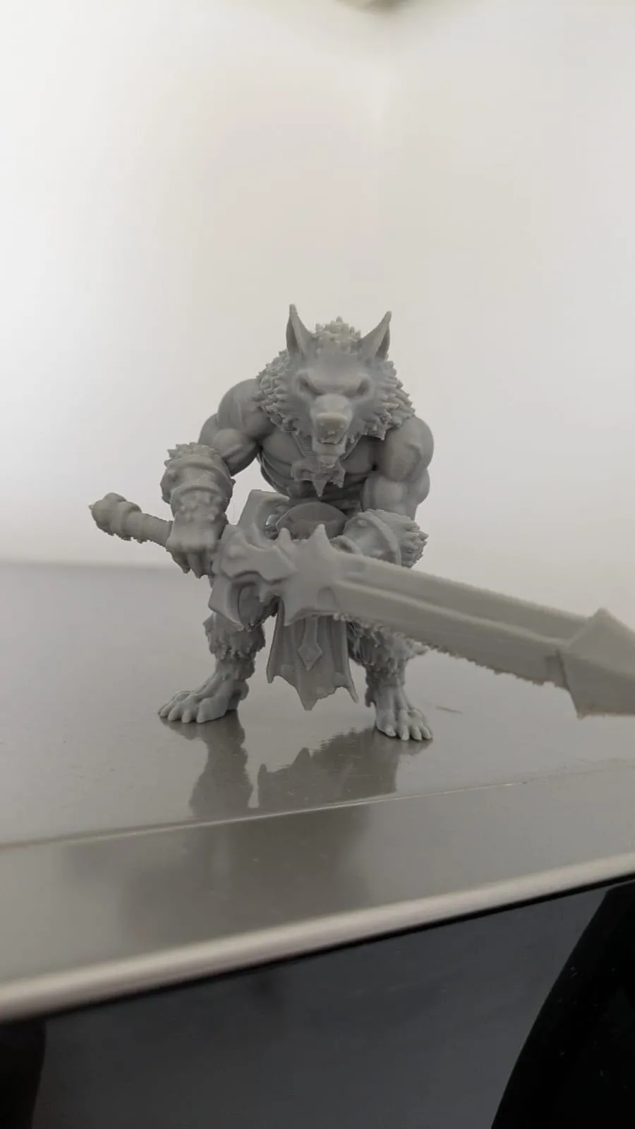 Warrior Wolf – The Moon Blade by Taras3D MakerWorld: Download Free 3D ...