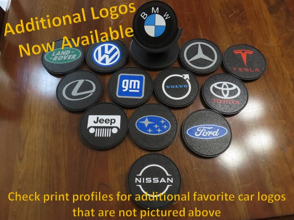 Car Logo Coasters - Assorted by cbaileyhp - MakerWorld