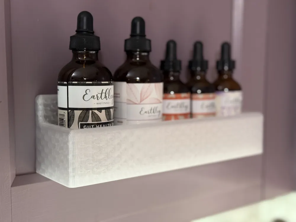 Tincture Bottle Cabinet Caddy - Free 3D Print Model - MakerWorld