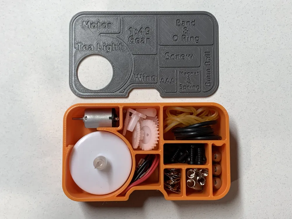 Makers Beginner Kit Parts Organiser V2 - Free 3D Print Model - MakerWorld