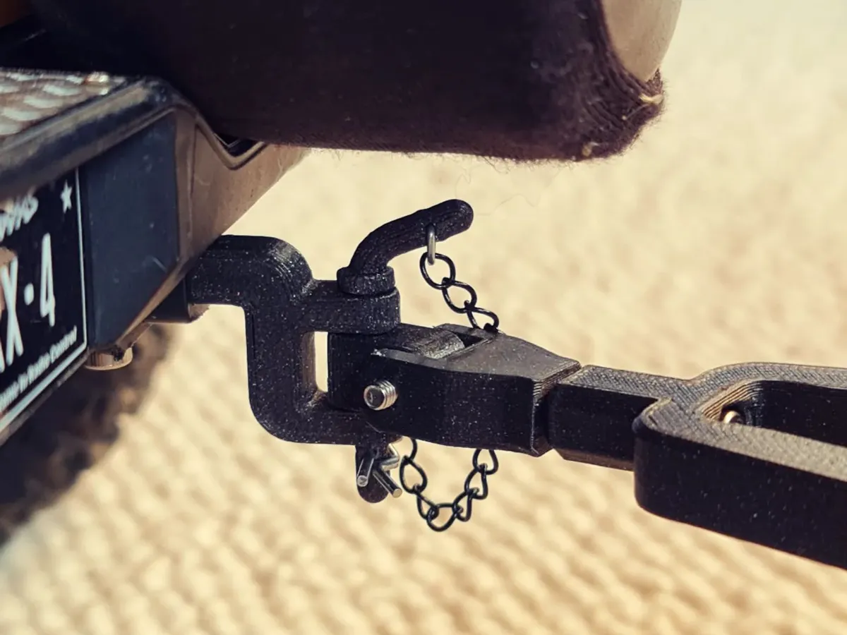 1/10 Scale Tow hitch - Free 3D Print Model - MakerWorld