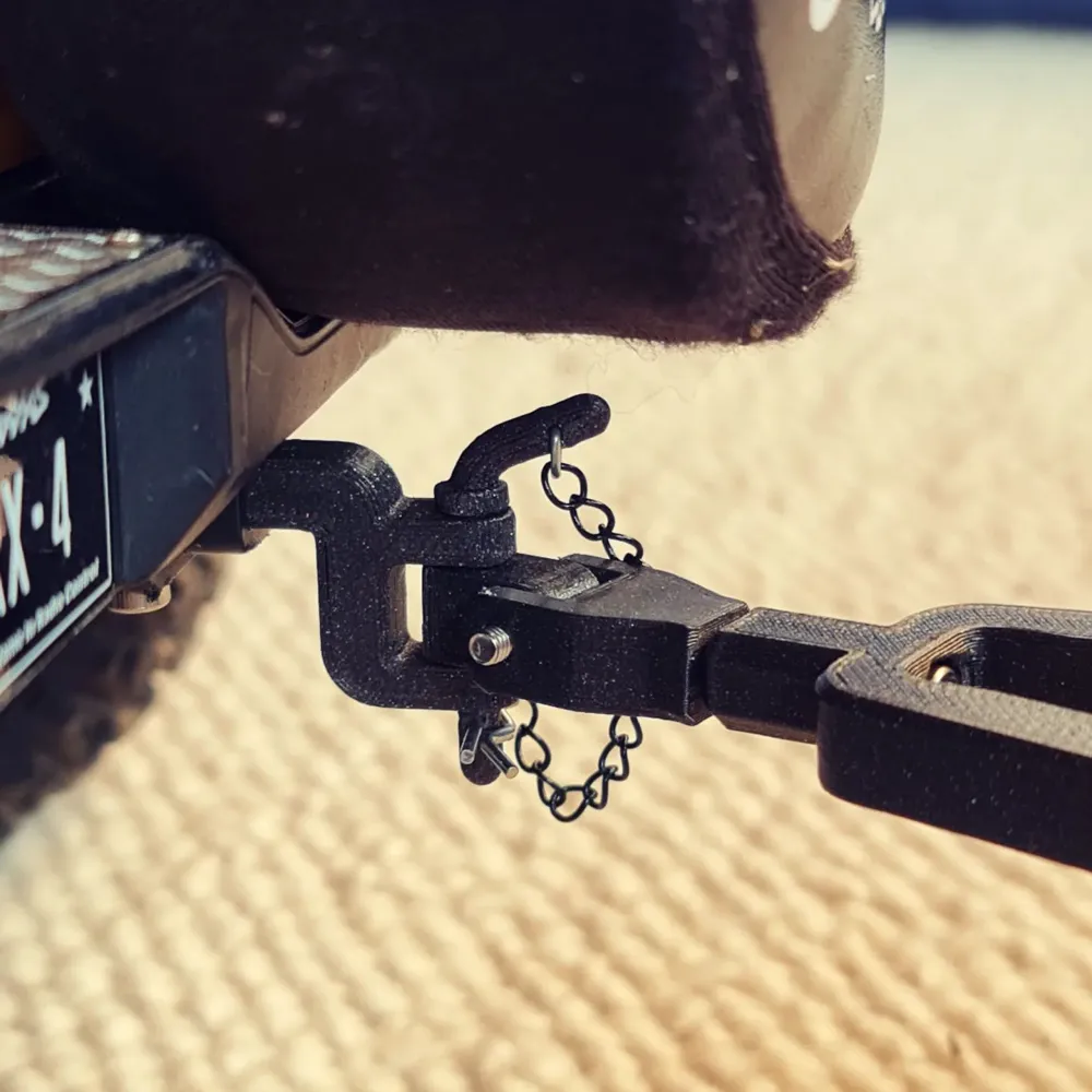 1/10 Scale Tow hitch - Free 3D Print Model - MakerWorld