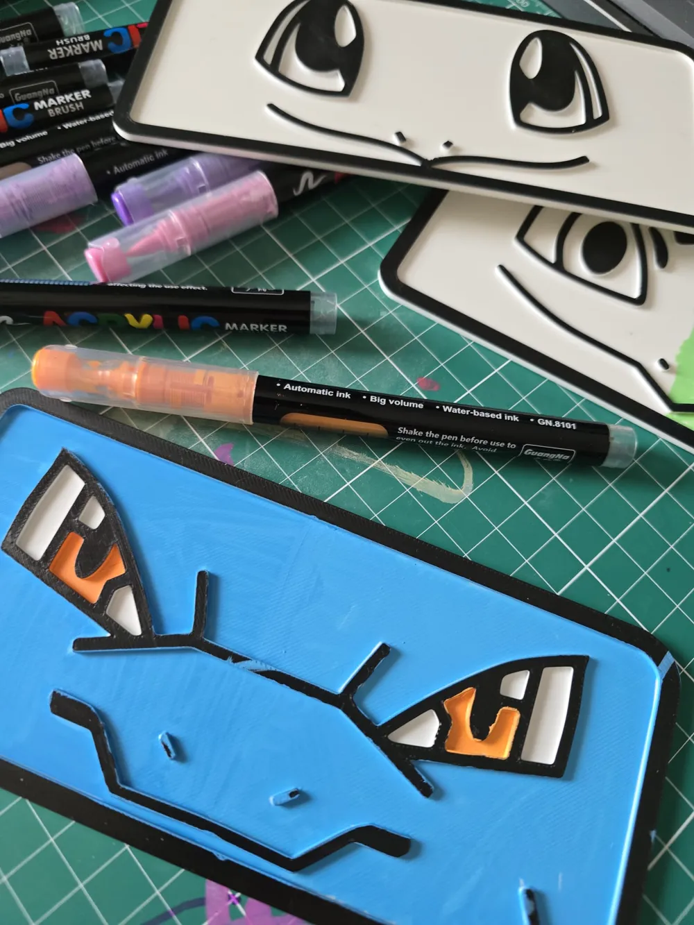 Pokemon Friends Eye Coloring Craft Pack - Free 3D Print Model - MakerWorld