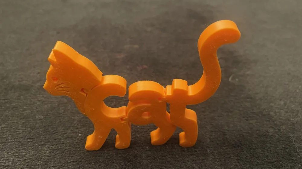 Tieralphabet Flexi Kollektion - C ist für Katze – Kostenloses 3D ...
