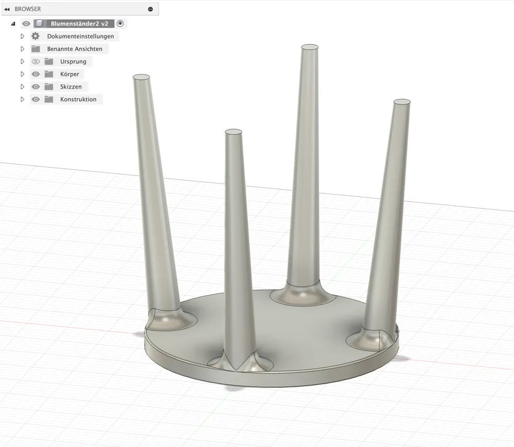 Simple Stand for Small Flower Pots by Michel_xi MakerWorld: Download Free 3D Models