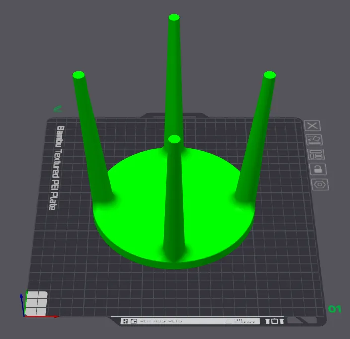 Simple Stand for Small Flower Pots by Michel_xi MakerWorld: Download Free 3D Models