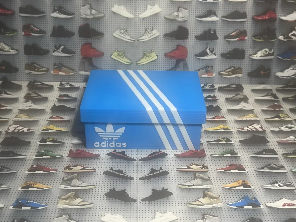 Mini Adidas Shoe Box Storage Box - NO AMS - Free 3D Print Model ...