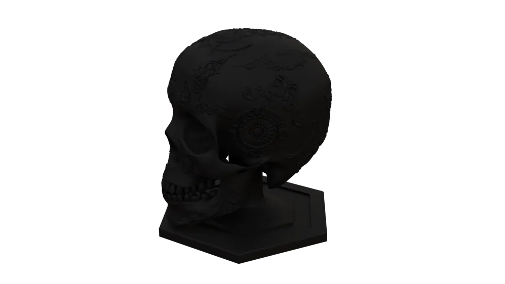 New skull helmet stand - Free 3D Print Model - MakerWorld