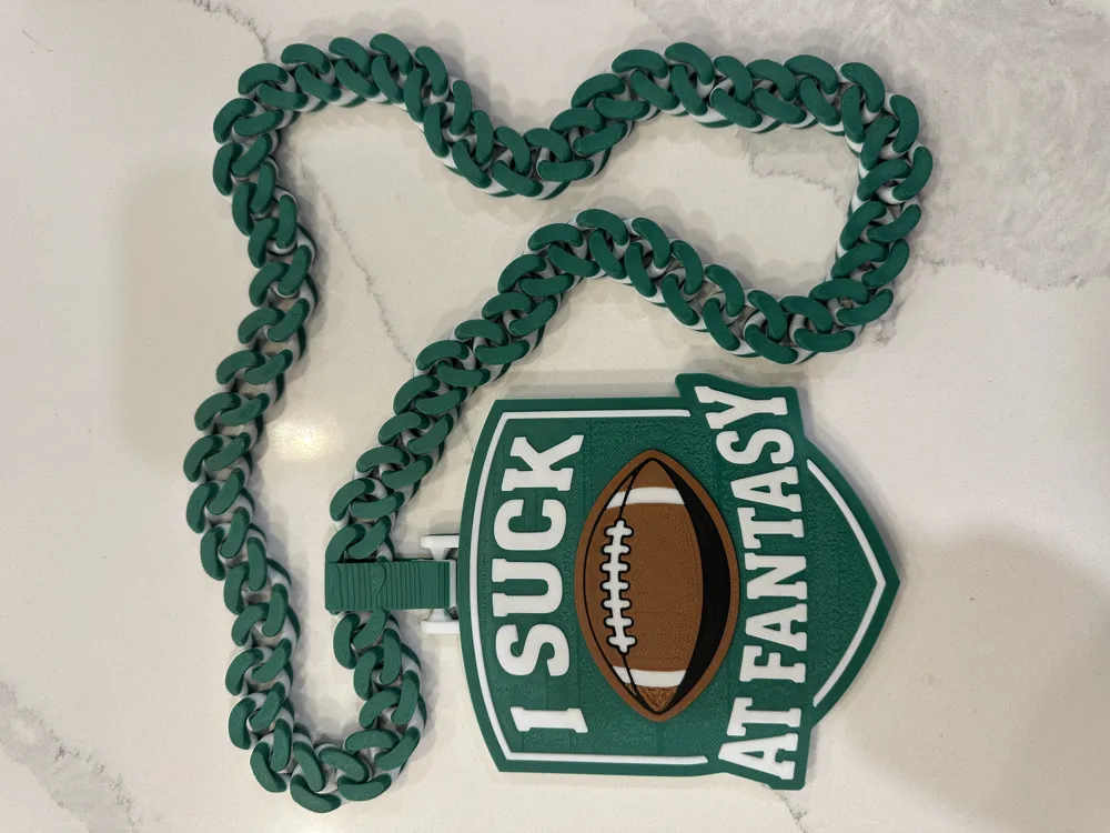 Fantasy Football Chain by Sgambaro MakerWorld: Download Free 3D Models