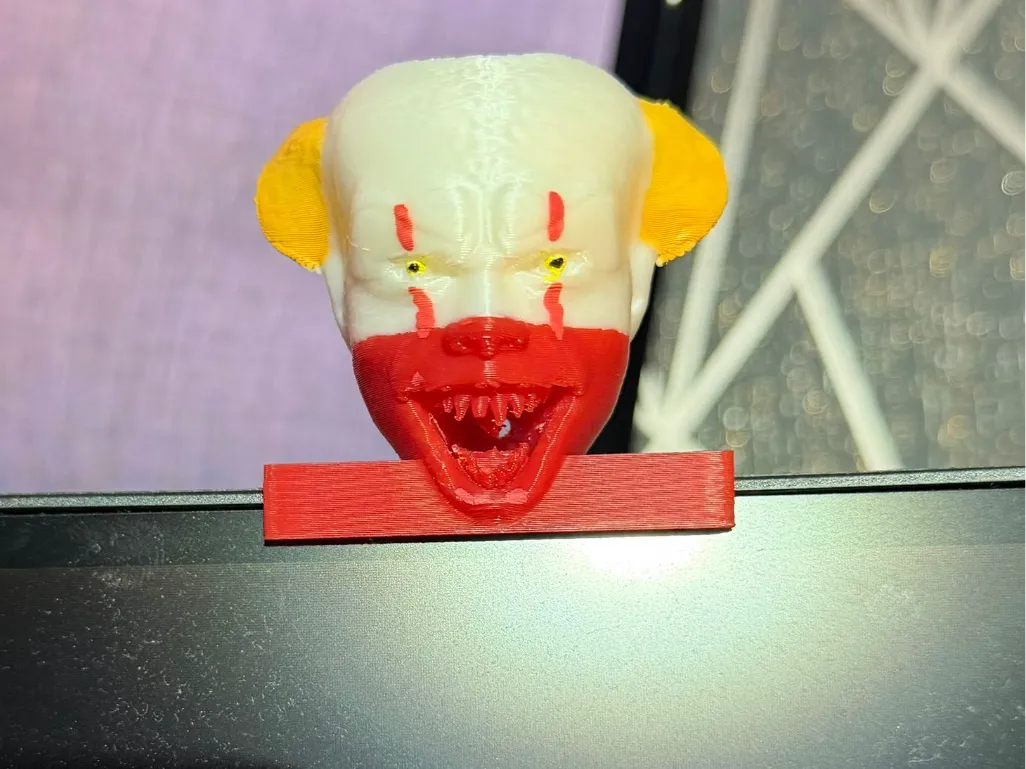 Pennywise the dancing clown monitor buddy - Free 3D Print Model ...