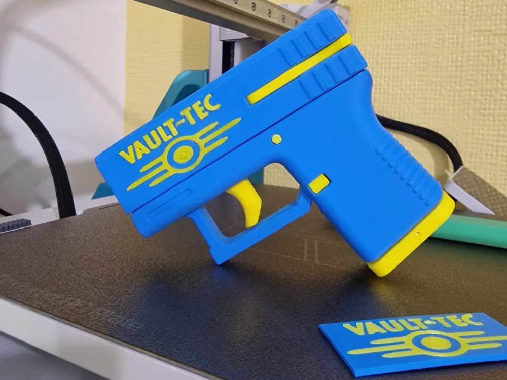c43 disc shooter remix fallout - Free 3D Print Model - MakerWorld