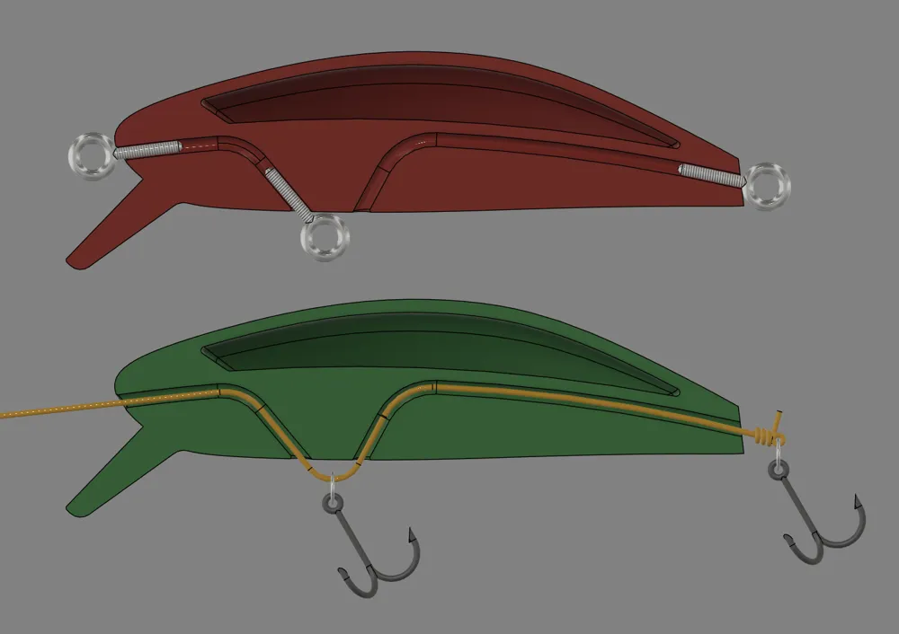 Print->Knot->Fish! Easiest Minnow fishing lure by Domi1988 MakerWorld ...