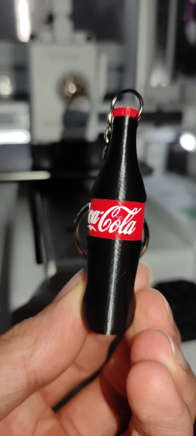 Coca-cola Bottle keychain Remixed by LusoPrint3D - MakerWorld