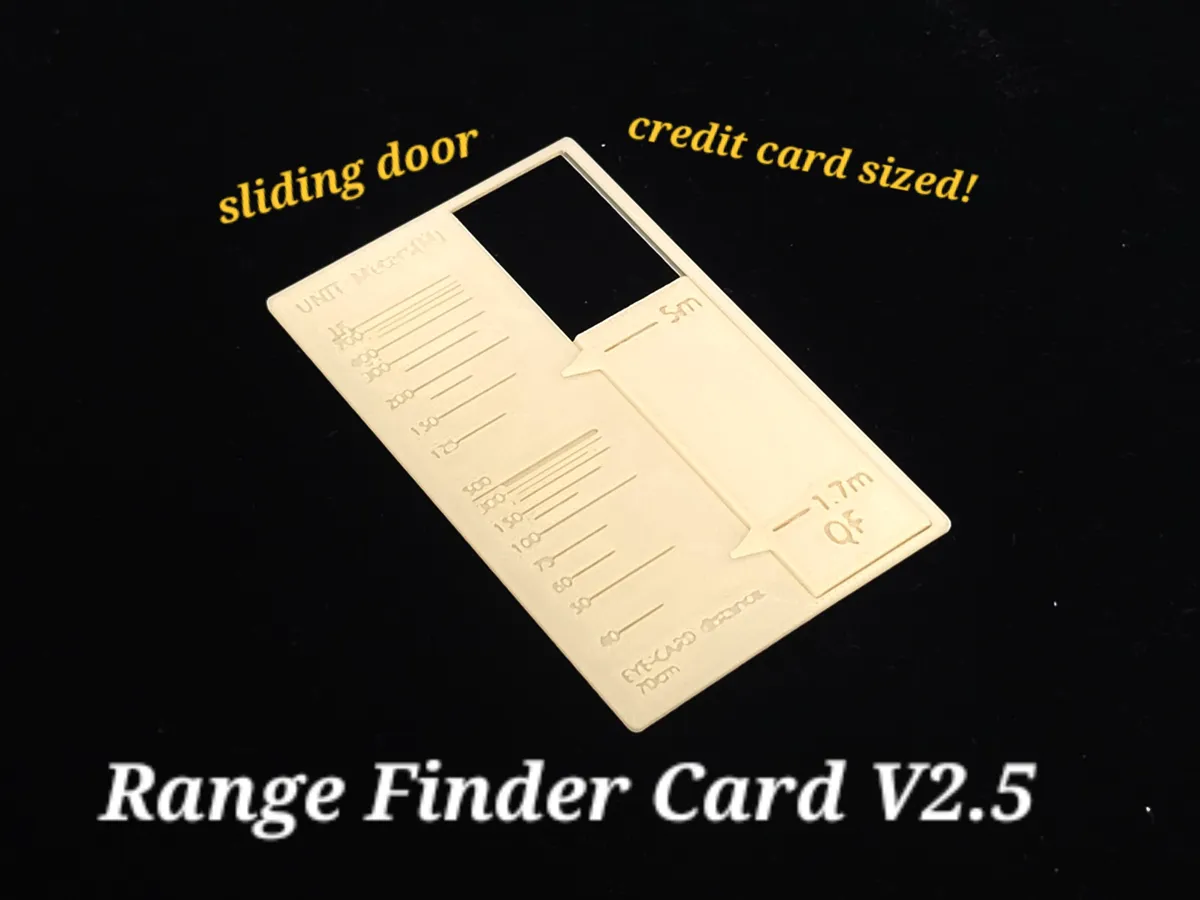 Range Finder Card V2.5 - Free 3D Print Model - MakerWorld