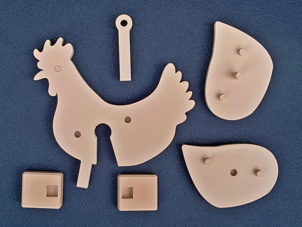 Moving Chicken! by 3DGOAT MakerWorld: Download Free 3D Models