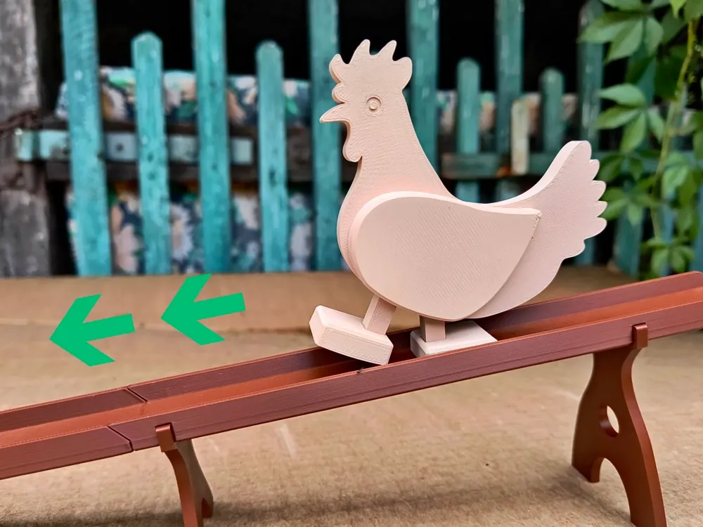 Moving Chicken! by 3DGOAT MakerWorld: Download Free 3D Models
