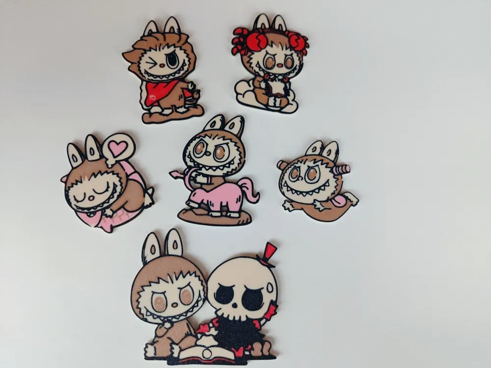 Labubu Fridge Magnet Collection (24 Designs) | Zimomo / Tycoco / Zodiac ...