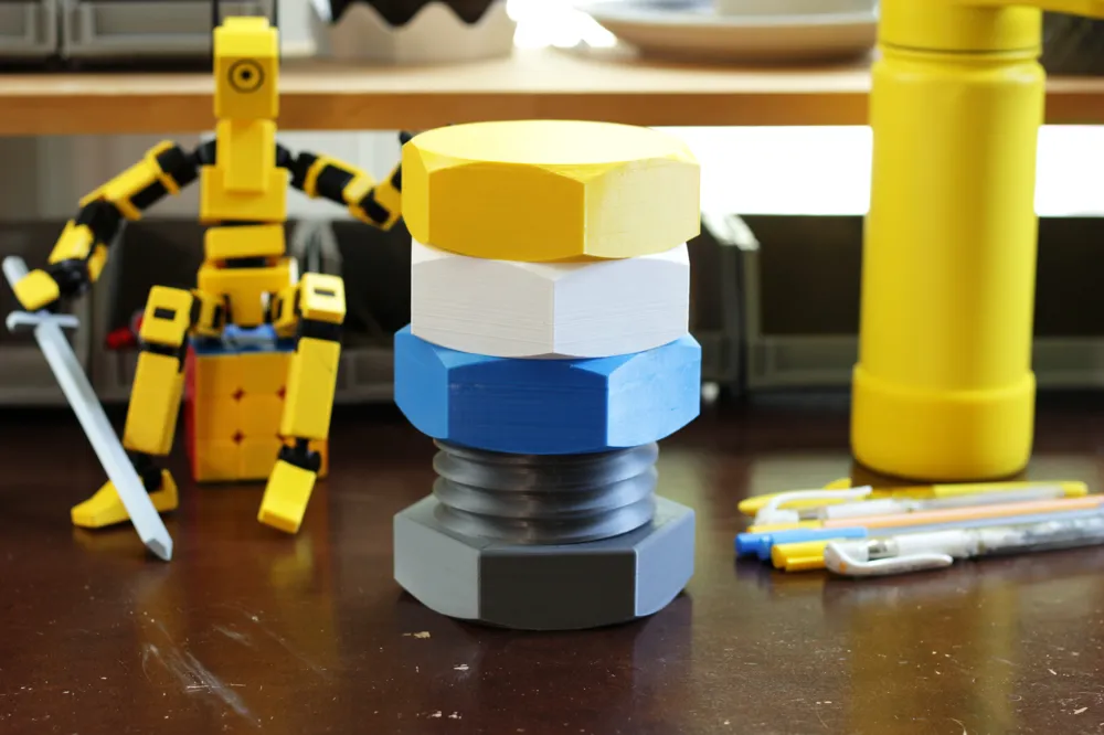 "Oops, all nuts!" pencil organizer Remixed by Julia Ebert - MakerWorld