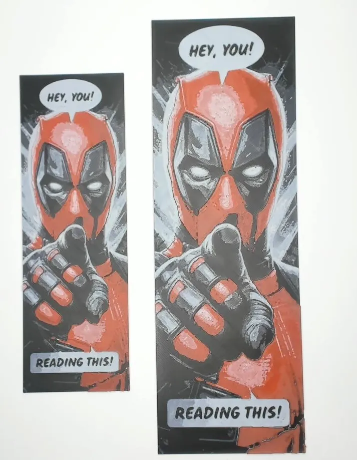 Deadpool 4th Wall Bookmark Hueforge by LoFi Layers - MakerWorld
