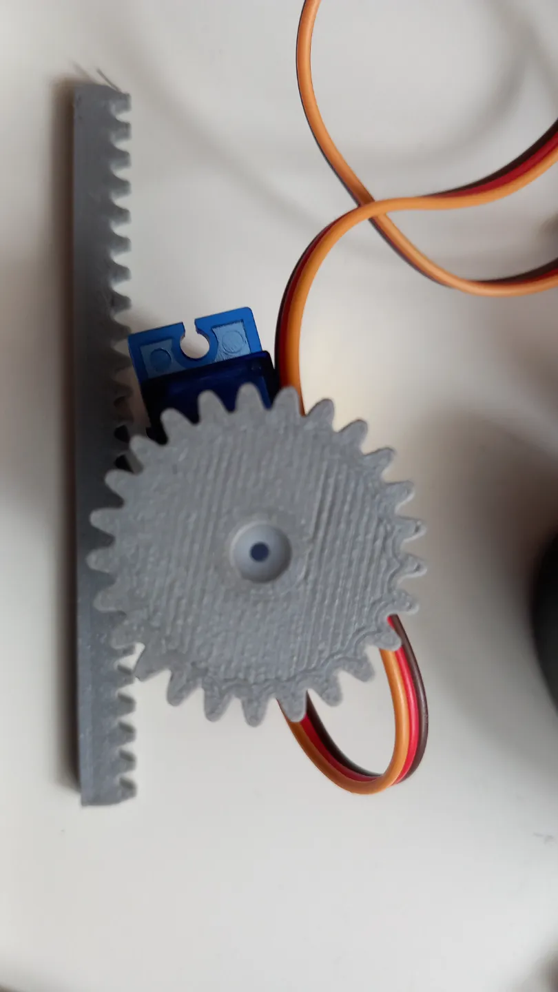 Servo Motor Gear (with Rack) by H€ki MakerWorld: Download Free 3D Models