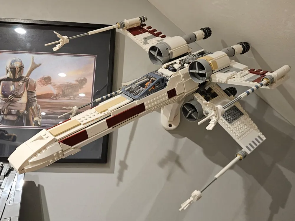 Xwing UCS 75355 wallmount - Free 3D Print Model - MakerWorld