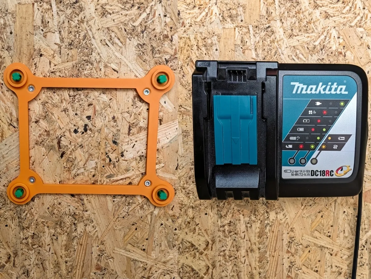 Suporte de Parede Modular Makita DC18RC - Modelo gratuito para ...