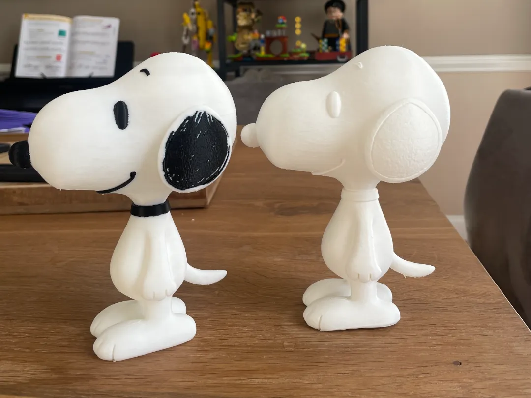 3d Snoopy / 2 color / Peanuts / Charlie Brown / - Free 3D Print Model ...