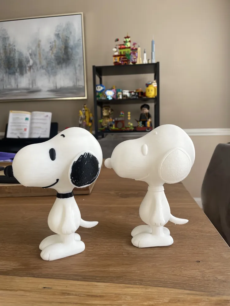 3d Snoopy / 2 color / Peanuts / Charlie Brown / - Free 3D Print Model ...