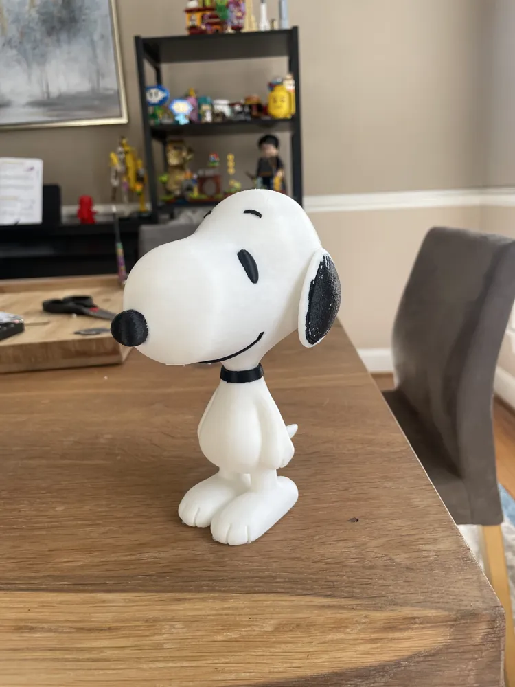 3d Snoopy / 2 color / Peanuts / Charlie Brown / - Free 3D Print Model ...