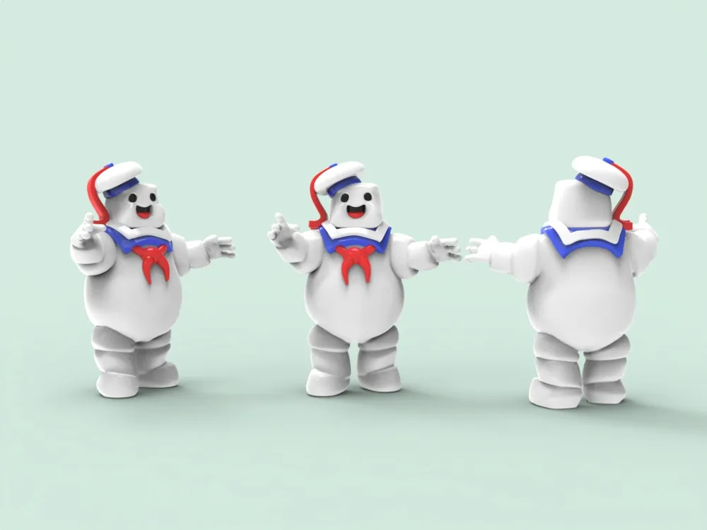 ghostbuster stay puft by dreampaint68 MakerWorld: Download Free 3D Models