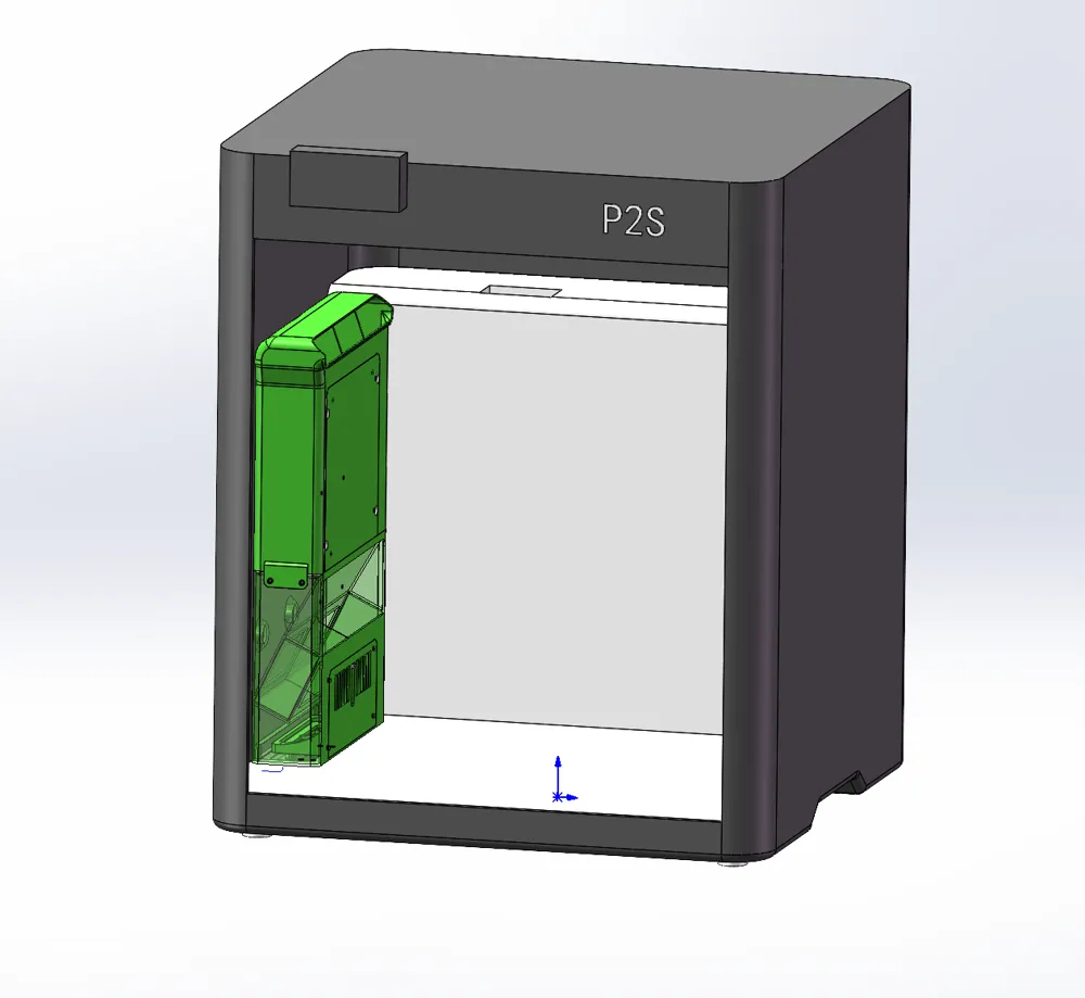 Bambu Lab P2s Internal Circulation Chamber Insulation, External Exhaust ...