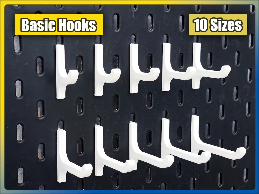 Hooks for IKEA Skadis by AU3D MakerWorld: Download Free 3D Models