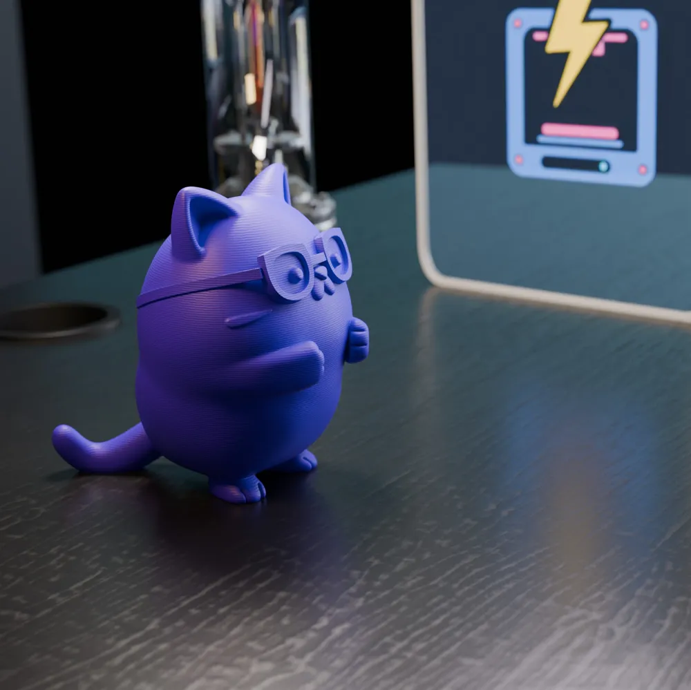 Cool Nerd Chibi Keychain Figurine by TheLightning MakerWorld: Download ...