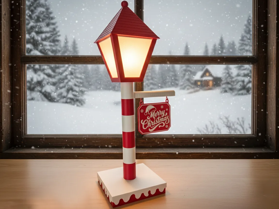 Modulare Weihnachtsstraßenlaterne/Box von Savy_Maker MakerWorld: Kostenlose 3D-Modelle herunterladen