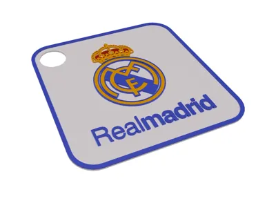 Real Madrid Keychain by oreg1987 - MakerWorld