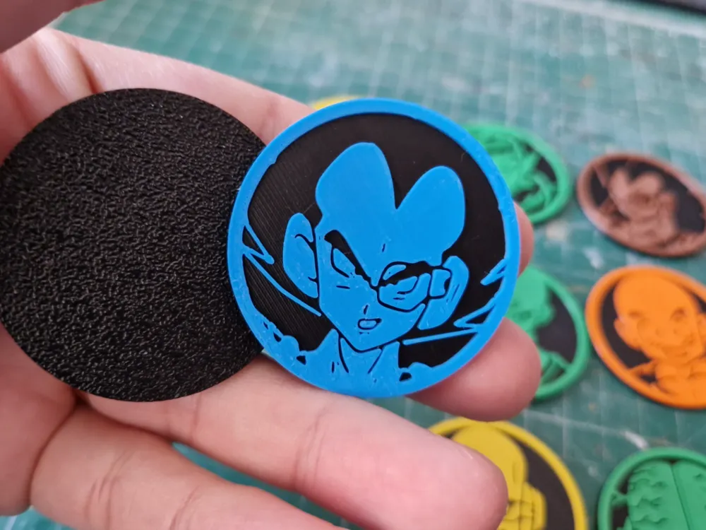 Vegeta - Saiyan Saga (DBZ) collectible coin by KryatorMakerWorld ...