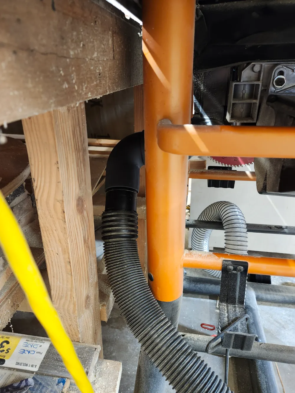 Ridgid table saw dust collector 90 degree elbow by Motorider71 - MakerWorld