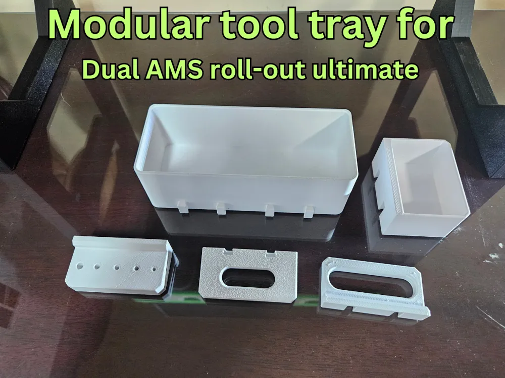 Modular tooltray for Dual AMS Sidekick stand - Free 3D Print Model ...