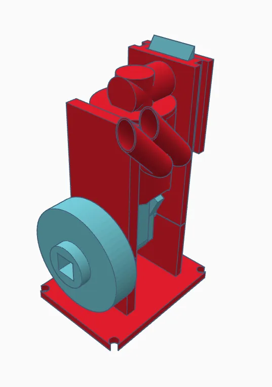 Small Vacuum/Air powered engine V2 - Free 3D Print Model - MakerWorld