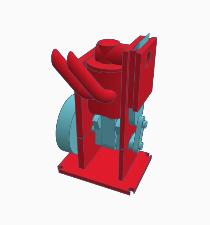Small Vacuum/Air powered engine V2 - Free 3D Print Model - MakerWorld