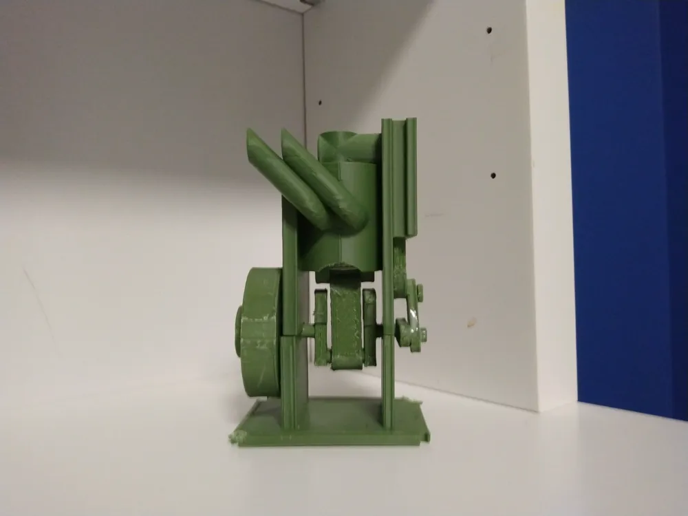 Small Vacuum/Air powered engine V2 - Free 3D Print Model - MakerWorld