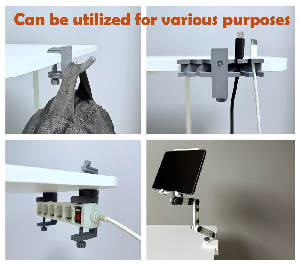 Universal Modular Clamp (version 2) by June MakerWorld: Download Free ...